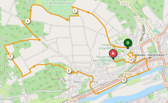 Choco Trail d'Hardricourt | Choco Trail d'Hardricourt : tracé et et ...